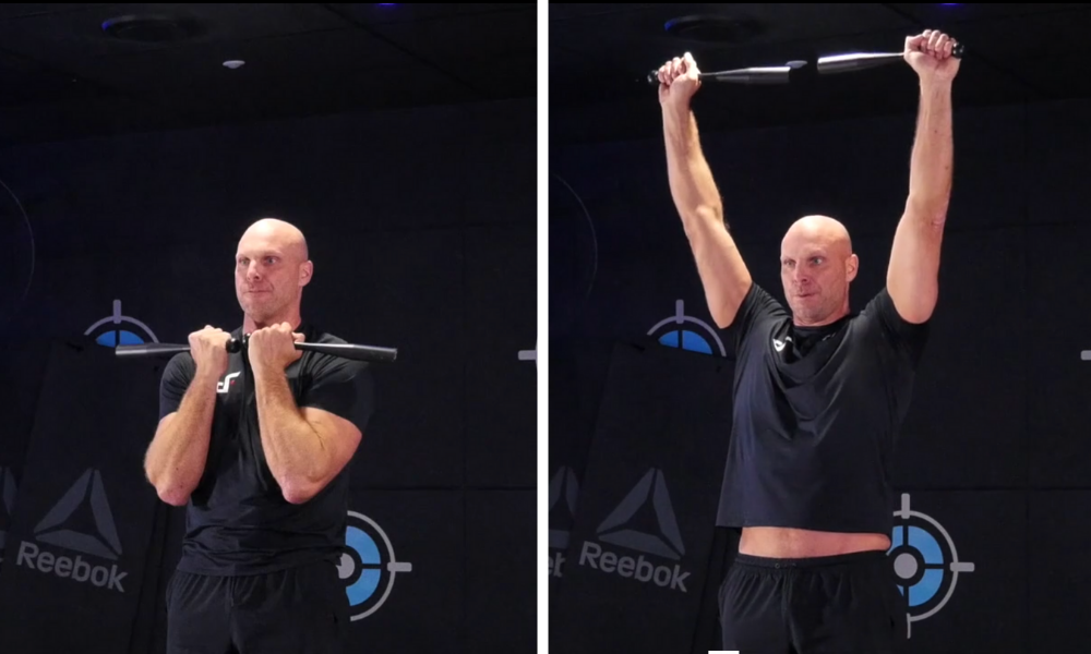 Clubbell Arnie Press - Dangerously Fit Academy