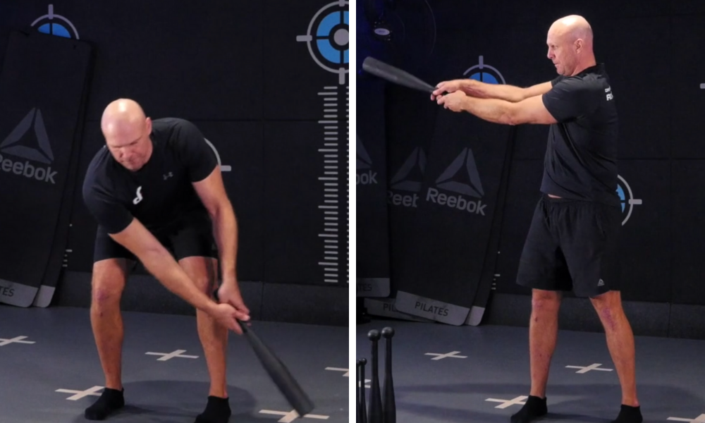 Clubbell Two Handed Side Swing - Dangerously Fit Academy